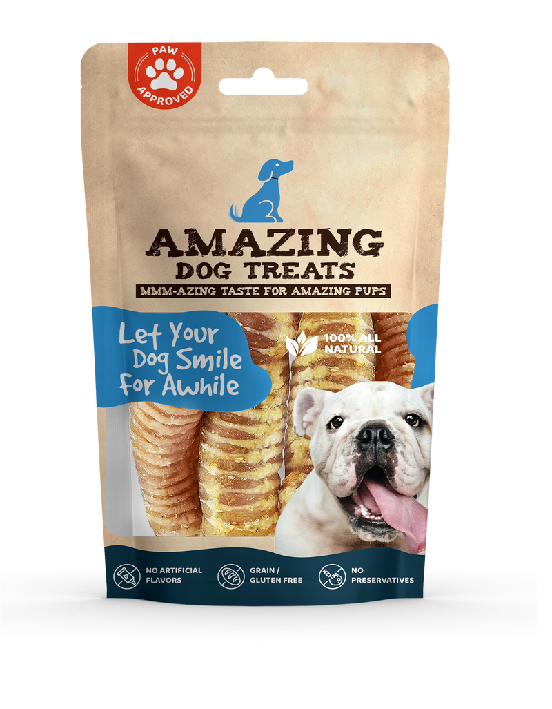 12" Beef Trachea Chews - Amazing Dog Treats